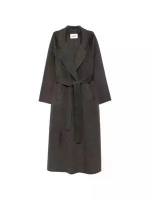 ARMA Belted Wool Coat - Grey