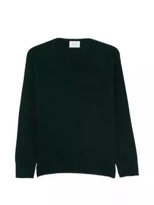 BEYOU Virgin Wool Crew Neck Sweater