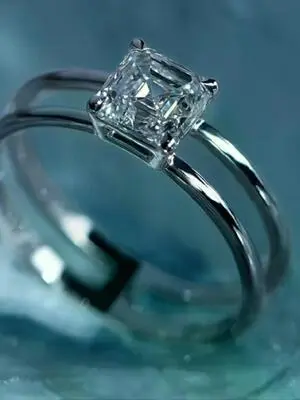 SOLO FOR DIAMONDS Diamond Double-band Ring