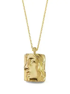David Webb Virgo Zodiac Pendant Necklace - Gold