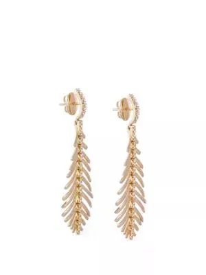 Sidney Garber Plume Diamond Earrings