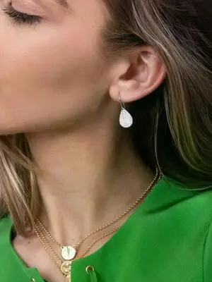 Irene Neuwirth 18kt White Gold Diamond Drop Earrings
