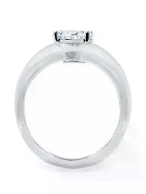 SOLO FOR DIAMONDS Diamond-embellished Dome Ring
