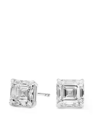 SOLO FOR DIAMONDS Mono Diamond Earrings - Silver