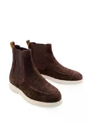 MOORER Suede Finish Slip-on Chelsea Boots