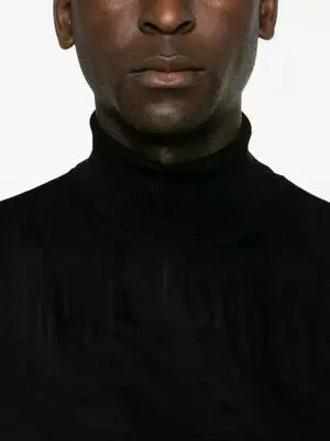 GRAN SASSO Fine Knit Roll Neck Wool Sweater