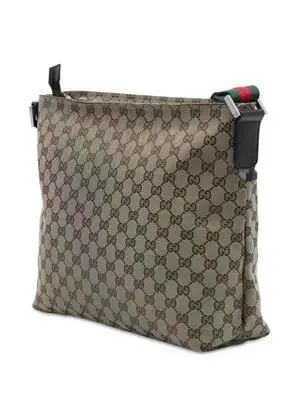 Gucci 2016-2026 Gg Canvas Web Crossbody Bag