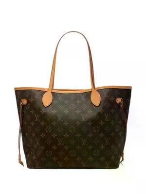 LOUIS VUITTON 2021 Monogram Neverfull Mm Tote Bag - Brown