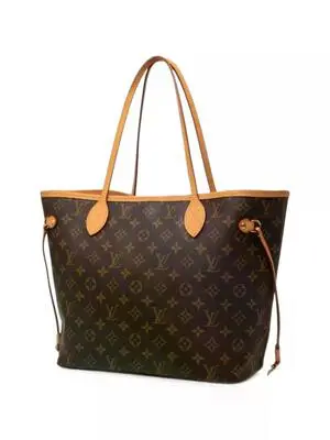 LOUIS VUITTON 2021 Monogram Neverfull Mm Tote Bag