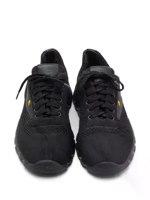 Fendi Bag Bugs Knit Lace-up Sneakers