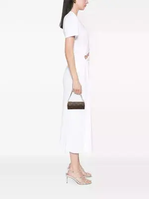 LOUIS VUITTON 1990-2010 Monogram Papillon Pochette Handbag - Brown