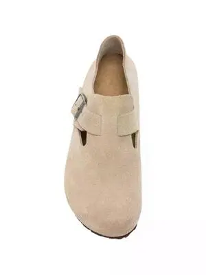 BIRKENSTOCK London Buckle-fastening Clogs - Neutrals