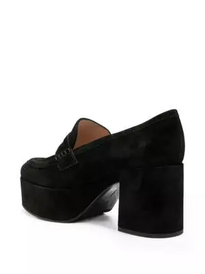 GIANVITO ROSSI Platform Penny Loafers