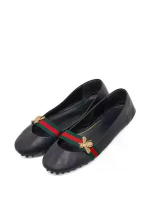 Gucci Bayadere Bee Ballet Flats