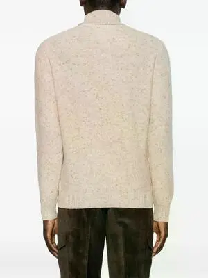 GRAN SASSO Diamond-knit Roll-neck Sweater