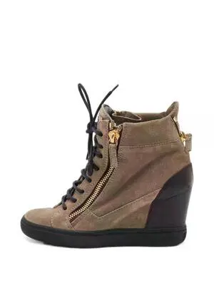 GIUSEPPE ZANOTTI Lorenz Wedge Sneakers - Neutrals