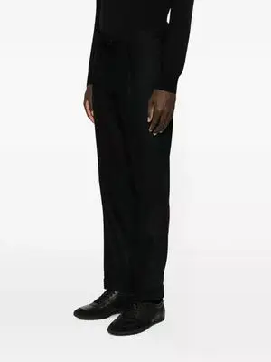GRAN SASSO Drawstring Pleated Tailored Trousers