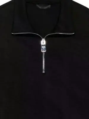 DONDUP Quarter Zip Drop Shoulder Sweater