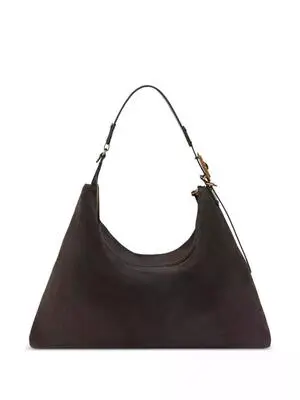 Etro Large Suede Rosette Shoulder Bag