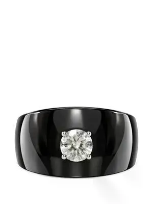 SOLO FOR DIAMONDS Oval-cut Diamond-embellished Ring - Silver