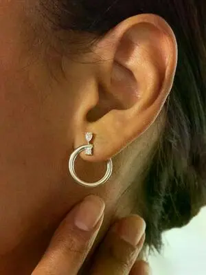 Monica Rich Kosann Galaxy Wrap Earrings - Silver