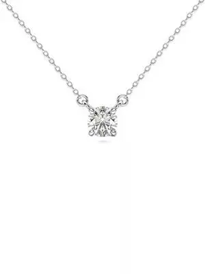 SOLO FOR DIAMONDS Embellishment Diamond Necklace - Silver