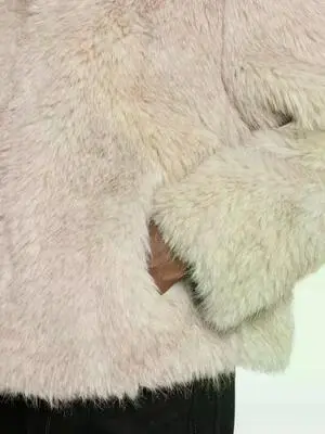 MARCCAIN Faux-fur Funnel-neck Zip-up Jacket