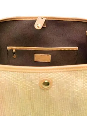 Chloé Clover Raffia Tote Bag
