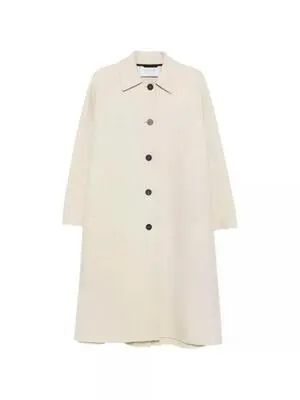 Harris Wharf London Button-fastening Raglan-sleeve Coat