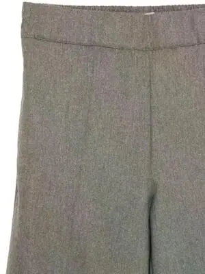 D.exterior Marl Effect Pressed Crease Trousers