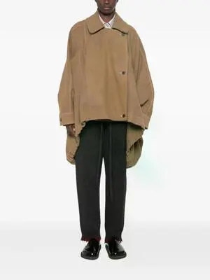 UMA WANG Oversized Asymmetric-hem Cape