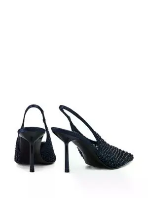 LE SILLA Gilda Crystal-embellished Slingback Pumps