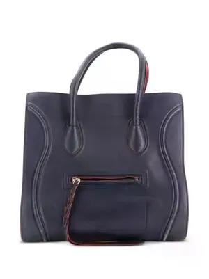 Celine Celine Grainy Leather Phantom Tote Bag Blue