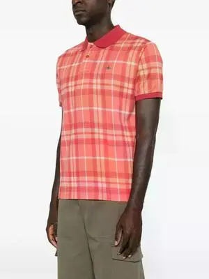 VIVIENNE WESTWOOD Check-pattern Orb-embroidered Polo Shirt