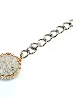 Dolce & Gabbana Crystal-embellished Coin Pendant Belt