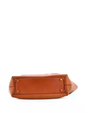 Bottega Veneta Arco Maxi Intrecciato Leather Shoulder Bag - Brown