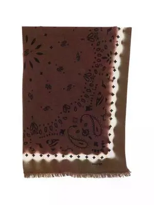 KUJTEN Fringed Scarf - Brown