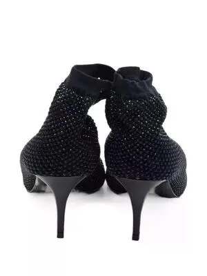 LE SILLA Gilda Crystal-embellished Stretch Boots