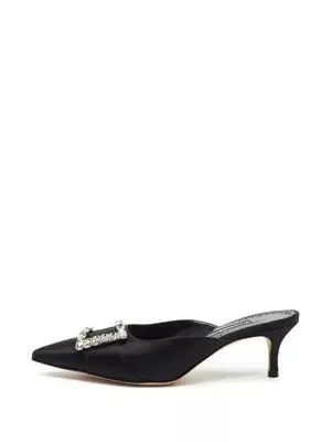 Manolo Blahnik Mid Heel Mules Clogs For Women