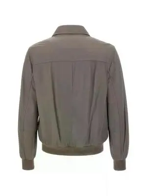 VOLFAGLI FIRENZE Angioino Leather Zip-up Jacket