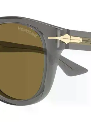 Montblanc Geometric-frame Sunglasses