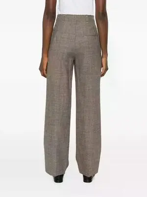 TELA Marl-effect Raw-edge Trousers