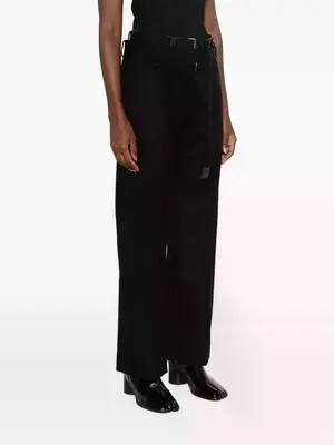 Sacai Belted Wide-leg Trousers