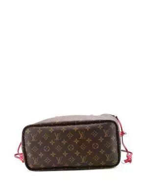 LOUIS VUITTON Neverfull Bandouliere Inside Out Monogram Canvas And Textile Mm Tote Bag