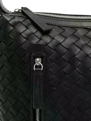 Officine Creative Woven Leather Shoulder Bag