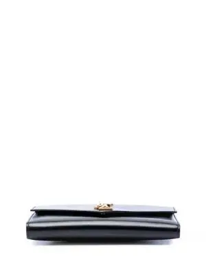 Saint Laurent Smooth Calfskin Monogram Uptown Clutch Bag