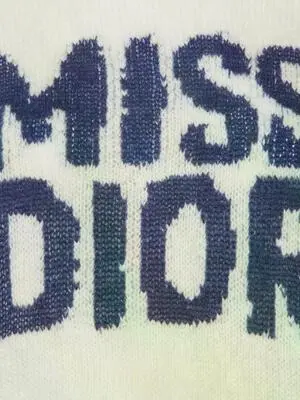Dior Miss Intarsia Knit Sweater - Neutrals