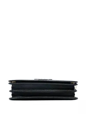 Prada Saffiano Lux Monochrome Wallet On Chain Crossbody Bag