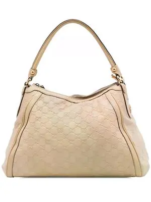 Gucci Embossed Leather Shoulder Bag