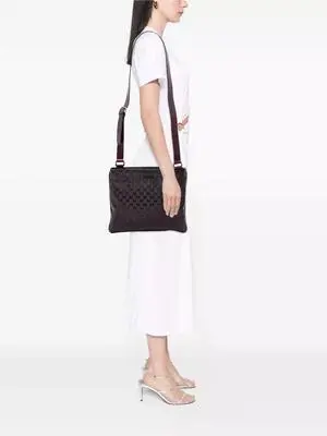Gucci 2016-2026 Gg Imprime Crossbody Bag - Red